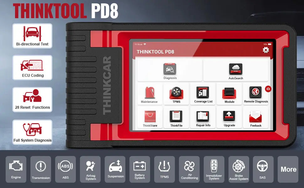 Thinkcar Thinktool PD8 Diagnostic Scan Tools nz – FairTools