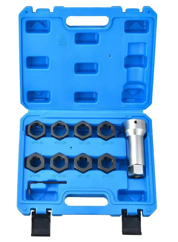 10pcs Axle Spindle Thread Repair Automotive Tool Kit Thread Set ...