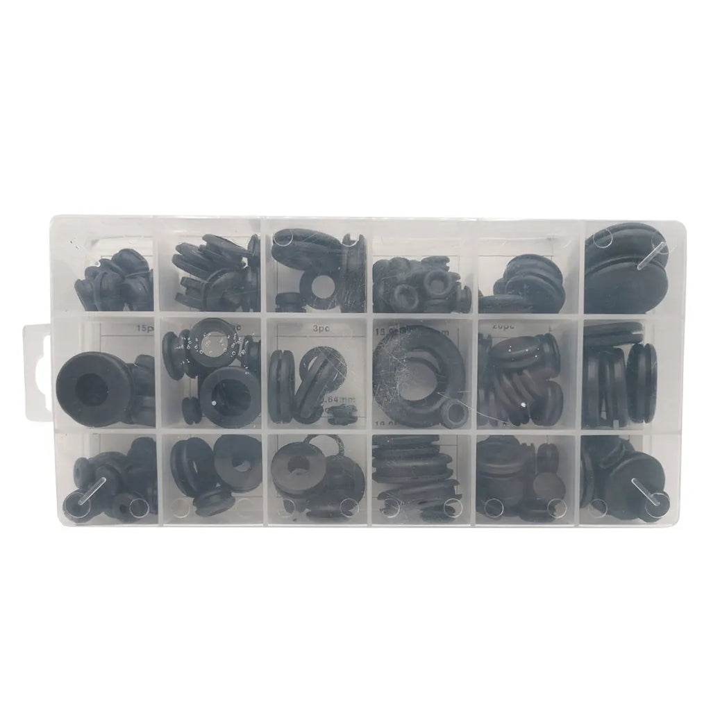 125PCS RUBBER GROMMET ASSORTMENT KIT - FairTools