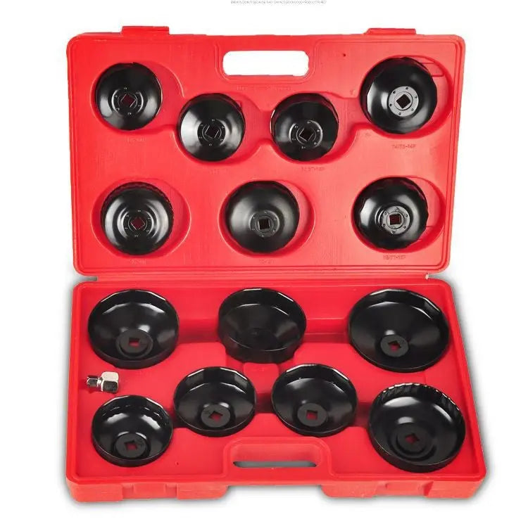15 Piece Oil Filter Removal Cup Set - FairTools