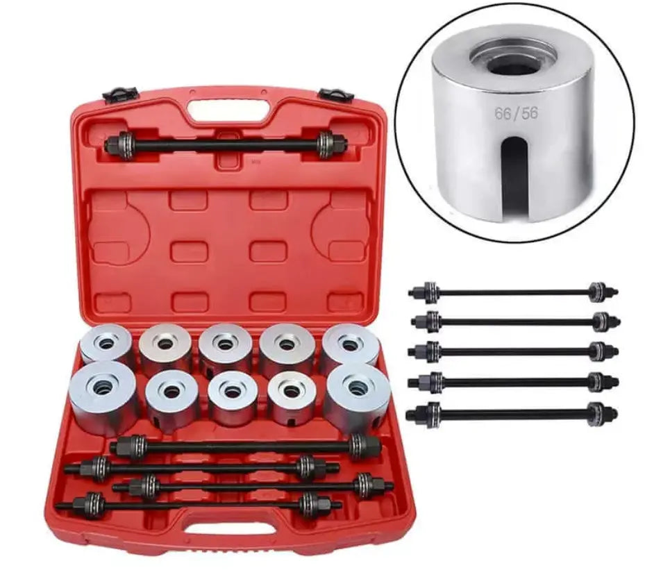 27 Pcs Universal Press & Pull Sleeve Kit Bushes Bearings Removal ...