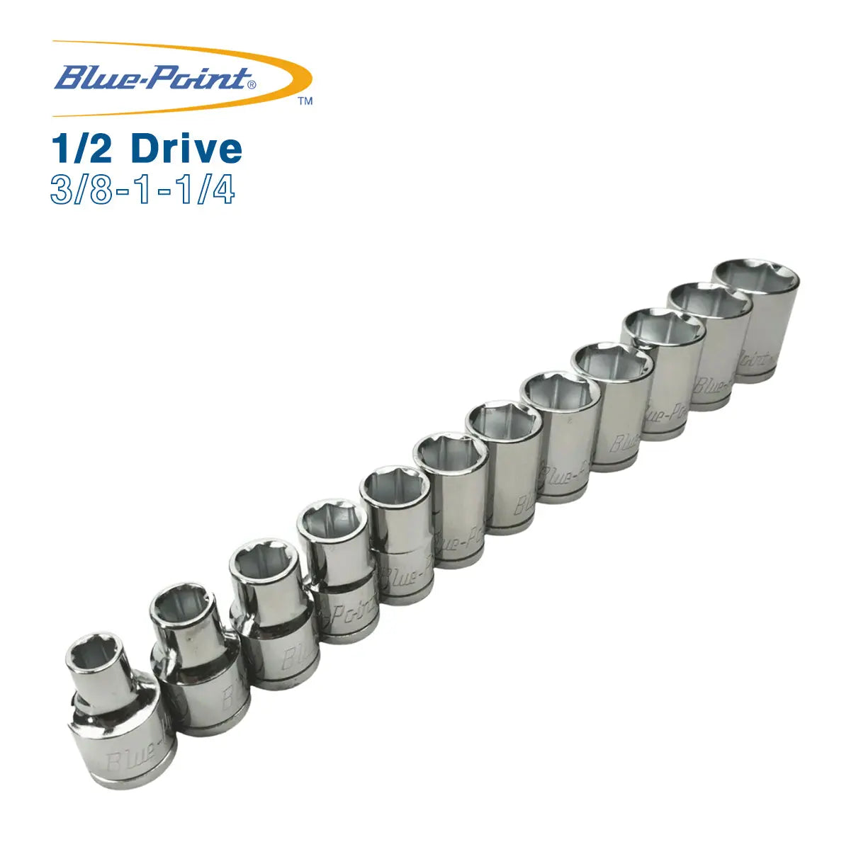 Blue Point 1/2 Drive Short Sockets 3/8-1-1/4 - Socket Drivers – FairTools