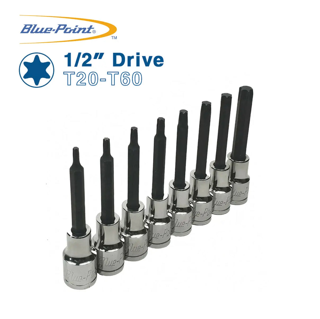 Buy Blue Point 1/2 Long Torx Sockets T20-T60 Online - Socket Drivers ...