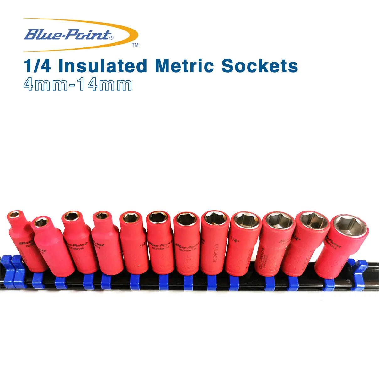 Blue Point 1/4 Insulated Metric Sockets 4mm-14mm – FairTools