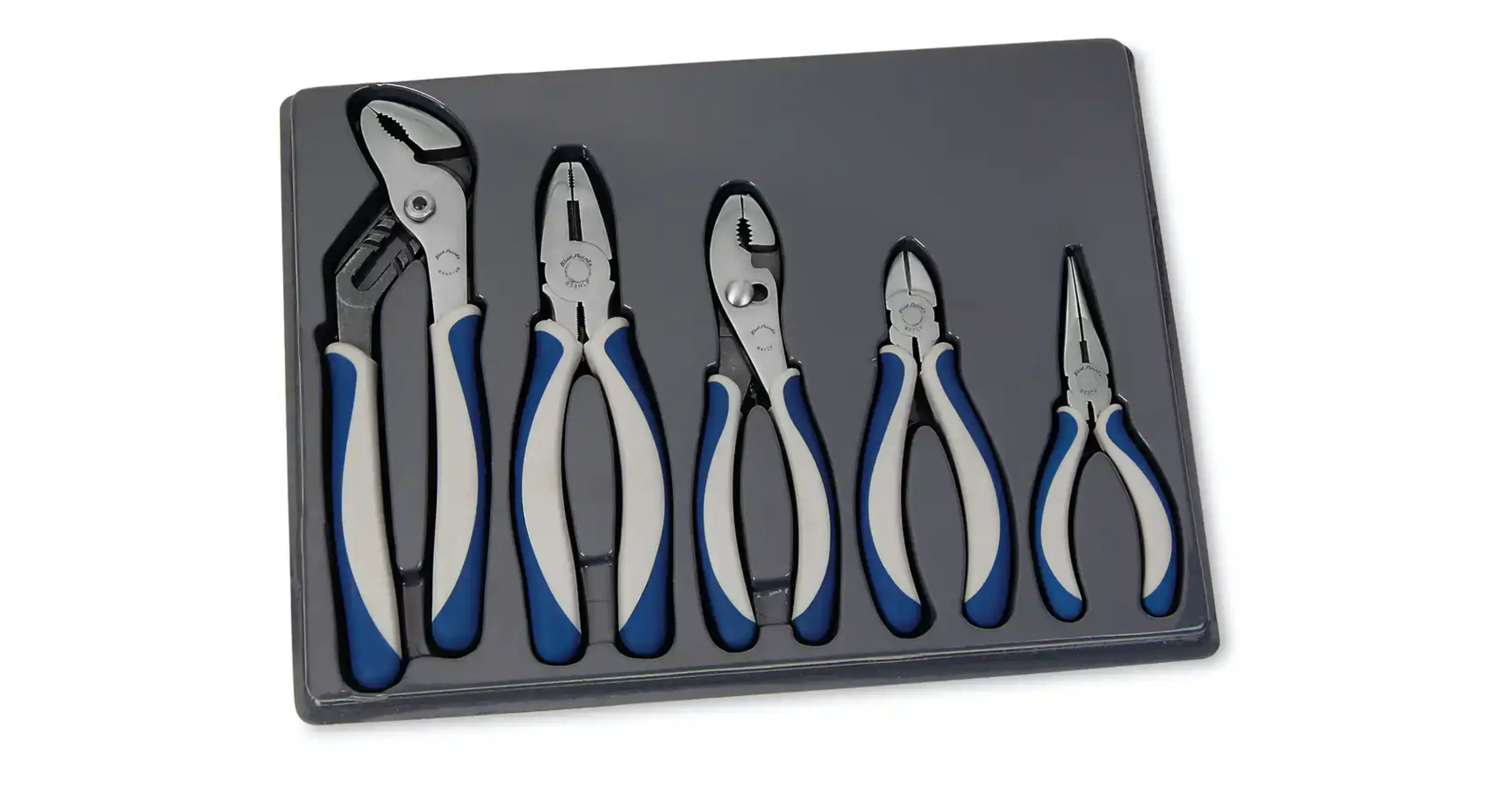 Blue-Point 5 Pieces Standard Pliers Set - Blue/Grey – FairTools