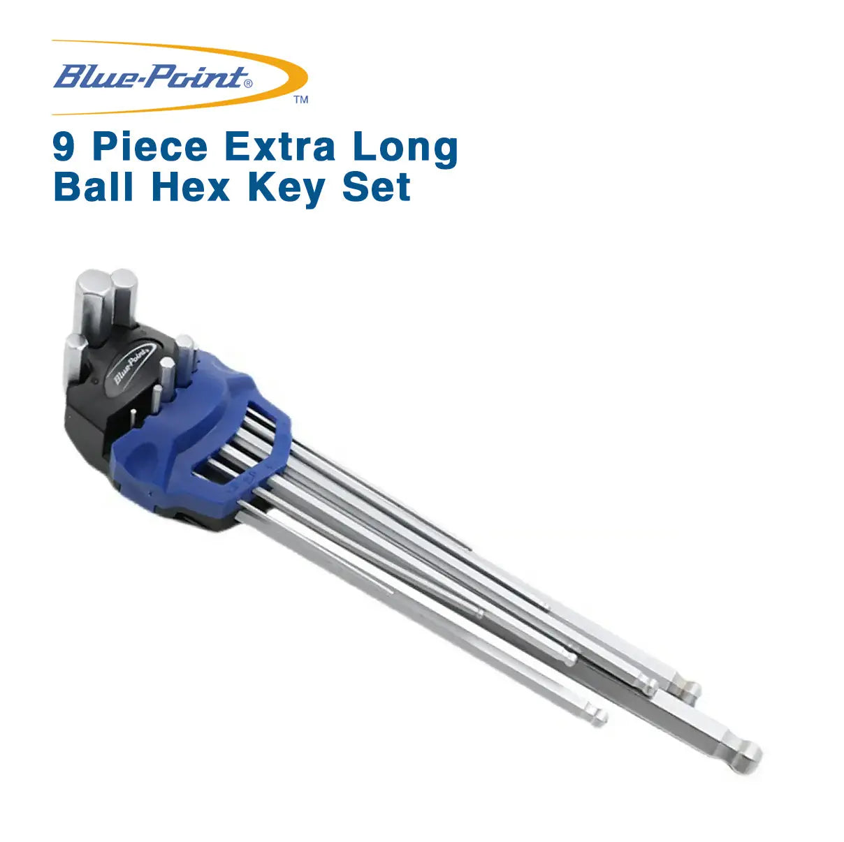Blue Point BLP9XLBHKS 9 Piece Extra Long Ball Hex Key Set - FairTools