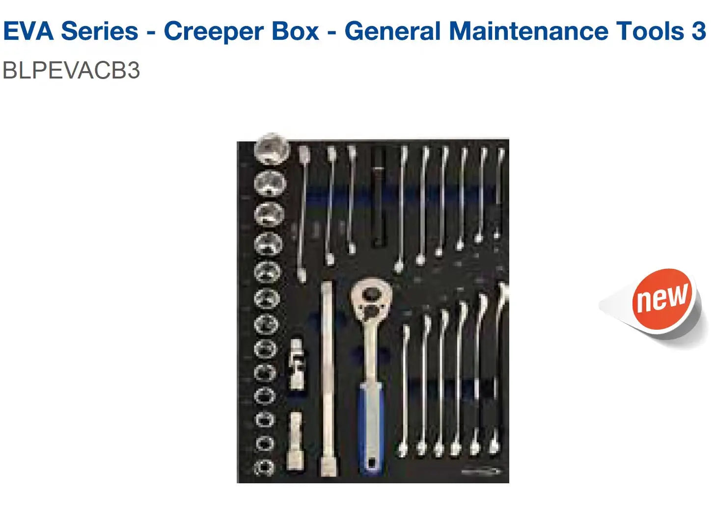 Blue Point EVA Series Creeper Box BLPEVACB3: General Maintenance Tools ...