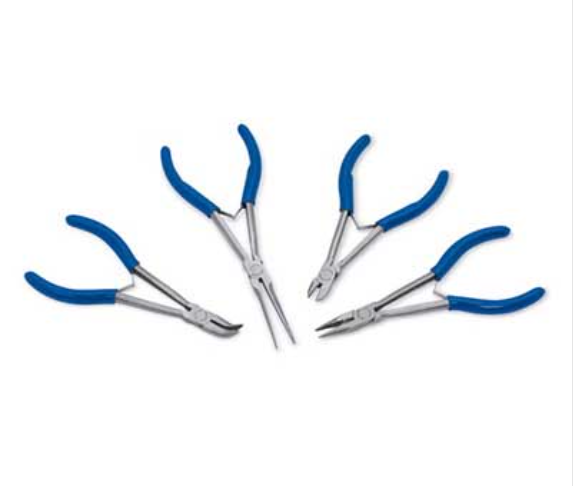BluePoint BDGPL400LMP, 4PC Long Reach Miniature Pliers Set – FairTools