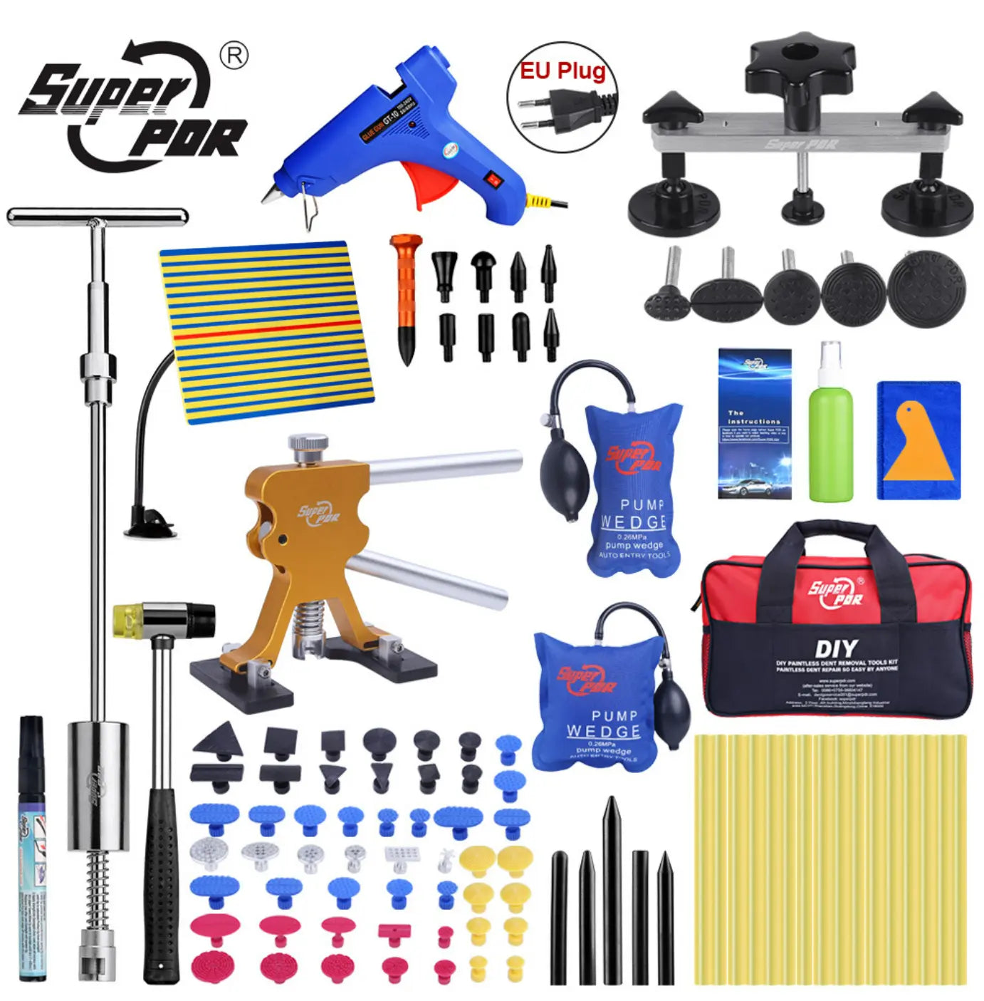 High Quality Paintless Dent Repair Advanced Kit - FairTools