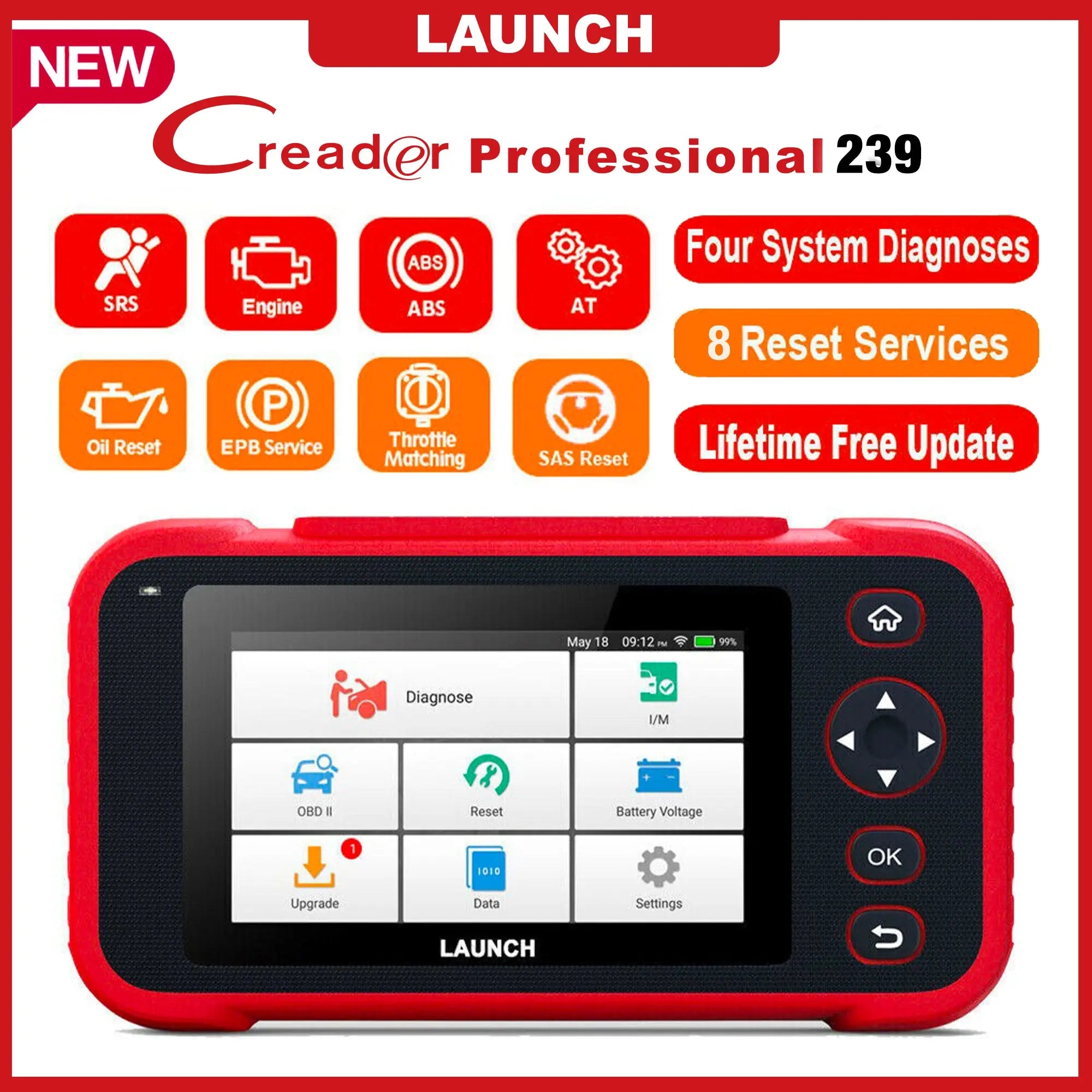 Launch CRP239 car code scanner OBD2 Car Diagnostic Scan Tool – FairTools