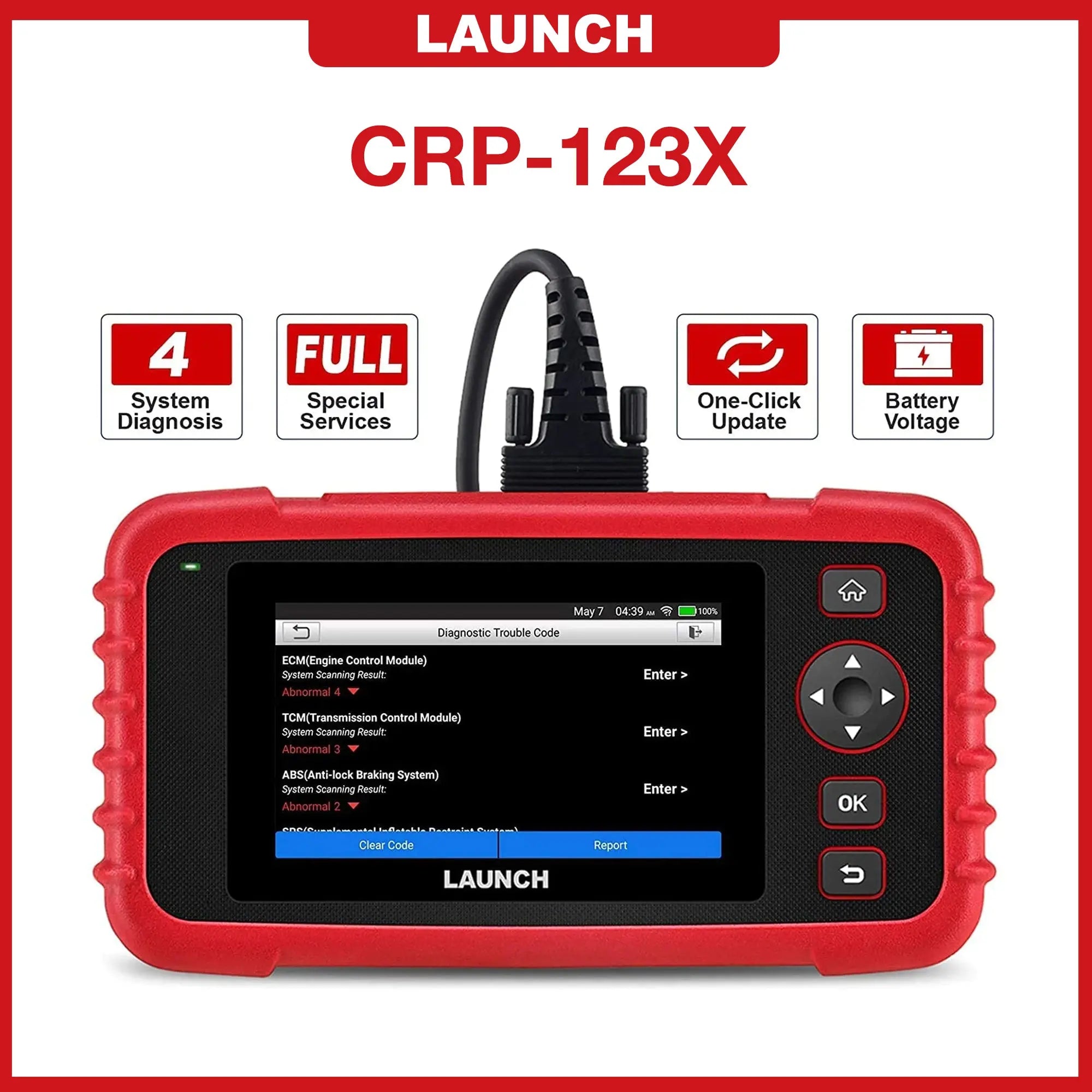 Launch CRP123X Code Reader 4-System Diagnostic Scan Tool – FairTools
