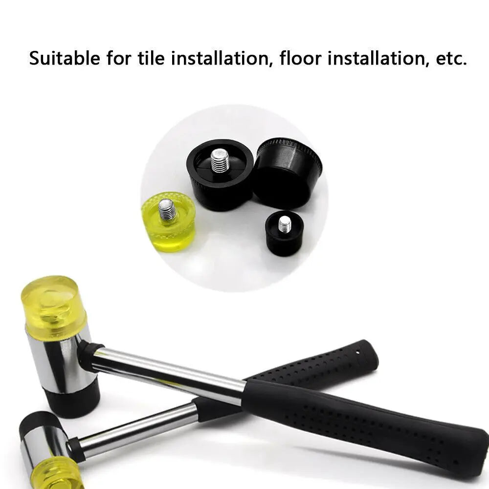 Rubber Hammer Mallet Soft Double Face Head Tools - FairTools