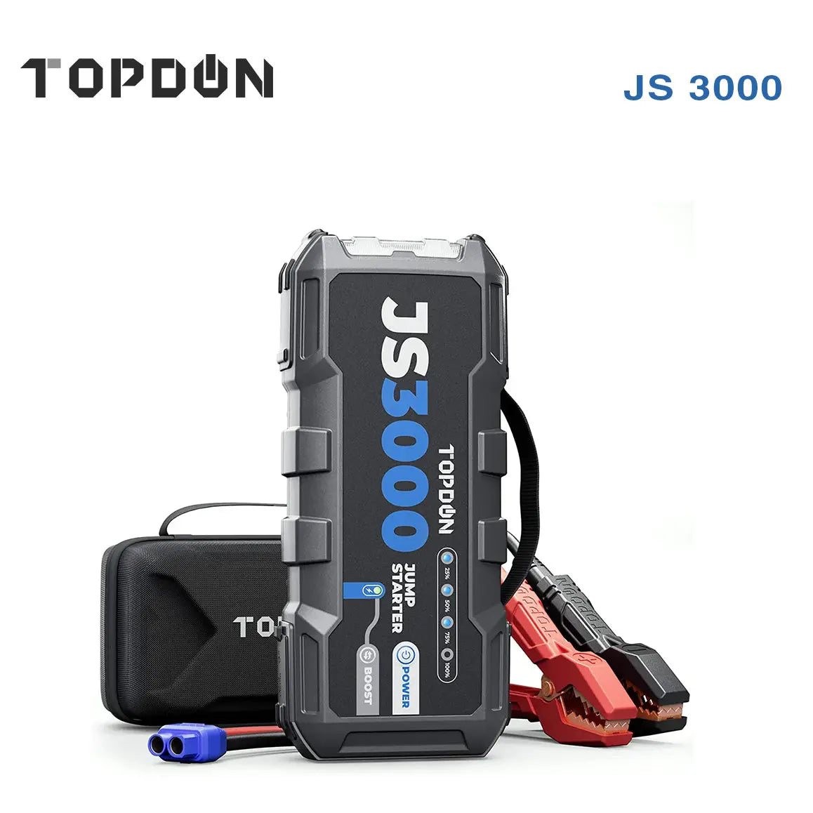 Topdon Jump Surge 3000 Jump Starter 3000a, Power Bank 2500a Peak ...