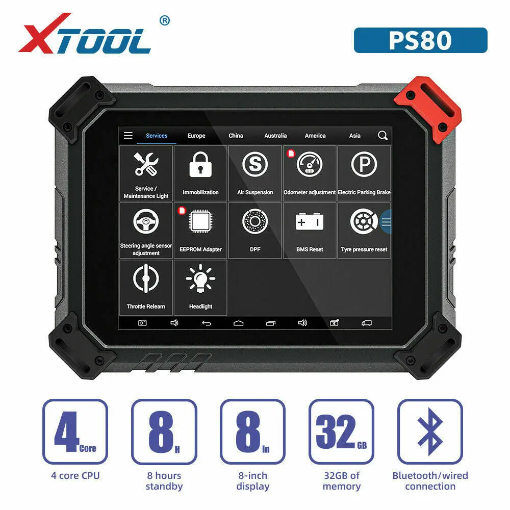 XTOOL PS80 Professional Full System Diagnostic Car Scanner – FairTools